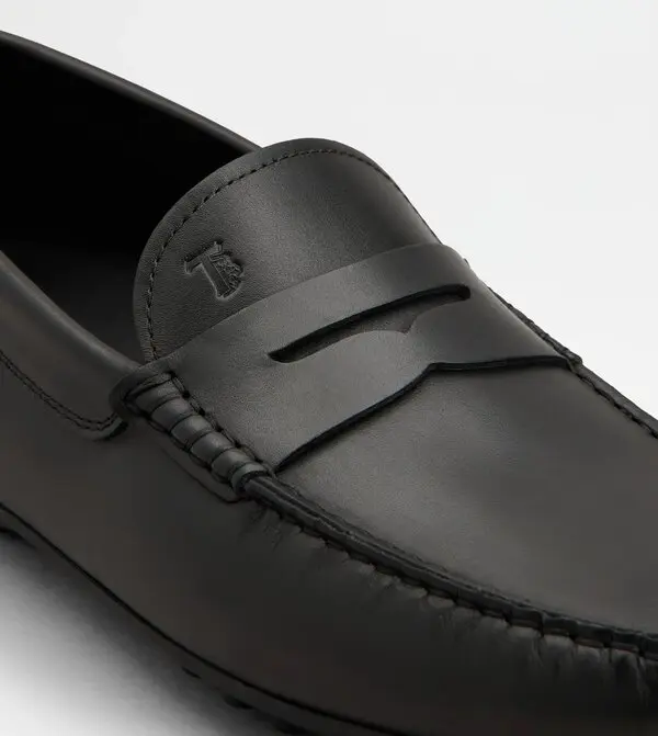 TOD'S City Gommino Driving Loafers - Black