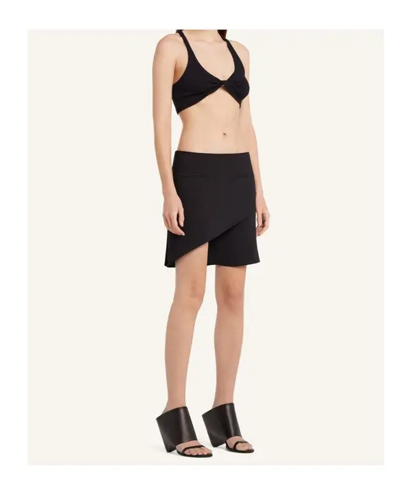 COURREGES Infinity Mini Skirt - Black
