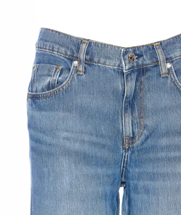 Liu Jo Mid Rise Straight Leg Jeans
