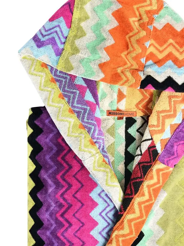 Missoni Giacomo Hooded Bathrobe - Multicolor