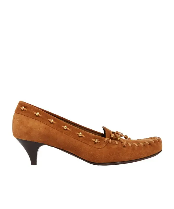Khaite Milly Suede Pumps