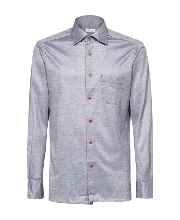 Kiton Long-sleeved Shirt - Gray