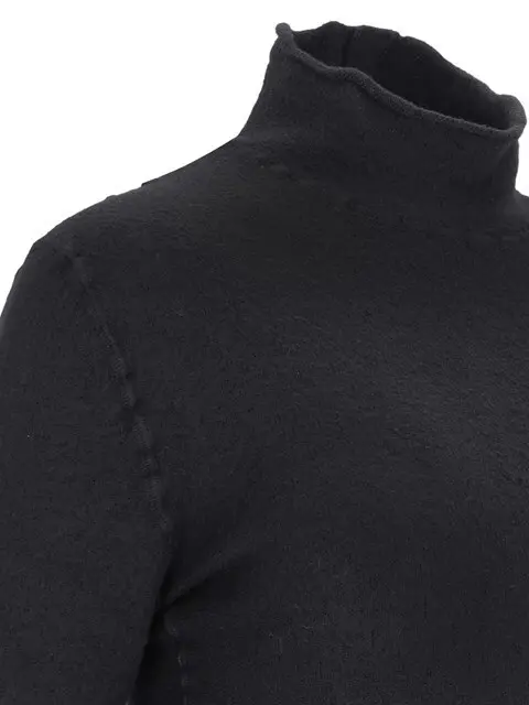 Bottega Veneta High Neck Knitted Midi Dress