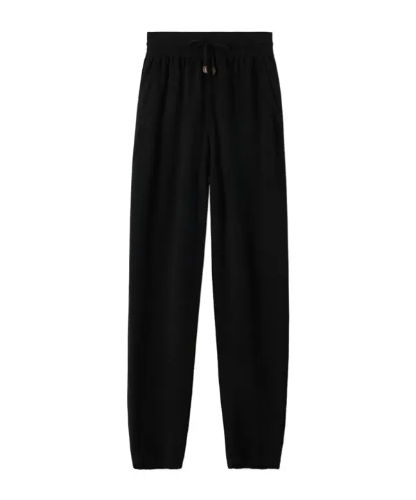 Loro Piana Merano Drawstring Knitted Trousers