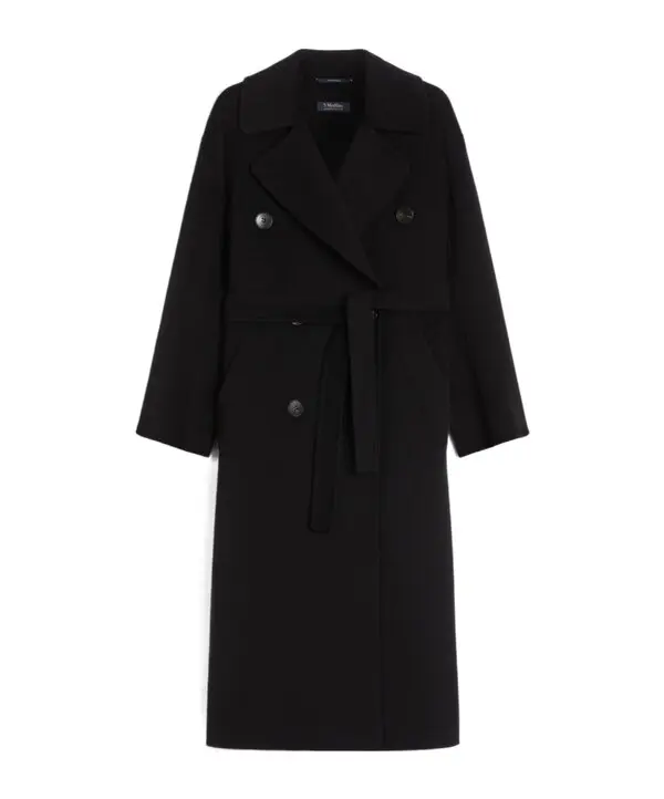 Max Mara Long Wool Coat - Black