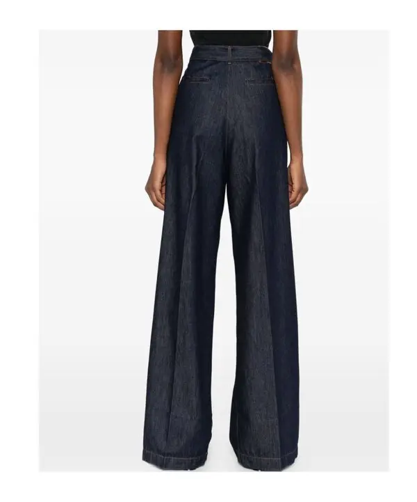 Dries Van Noten Buckled Wide-leg Trousers
