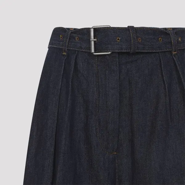 Dries Van Noten Buckled Wide-leg Trousers