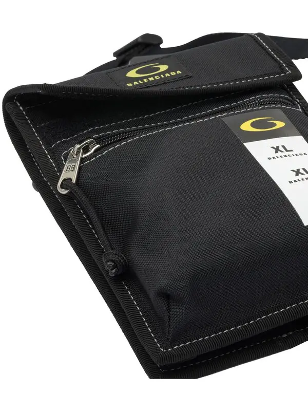 Balenciaga Logo Patch Crossbody Bag