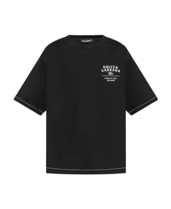 Dolce & Gabbana Dolce Gabbana Logo Printed Crewneck T-shirt