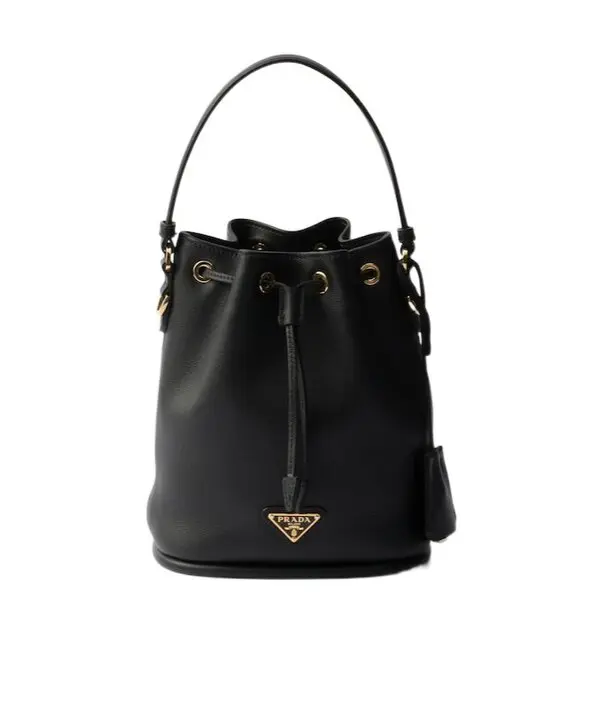Prada Leather Mini Bucket Bag