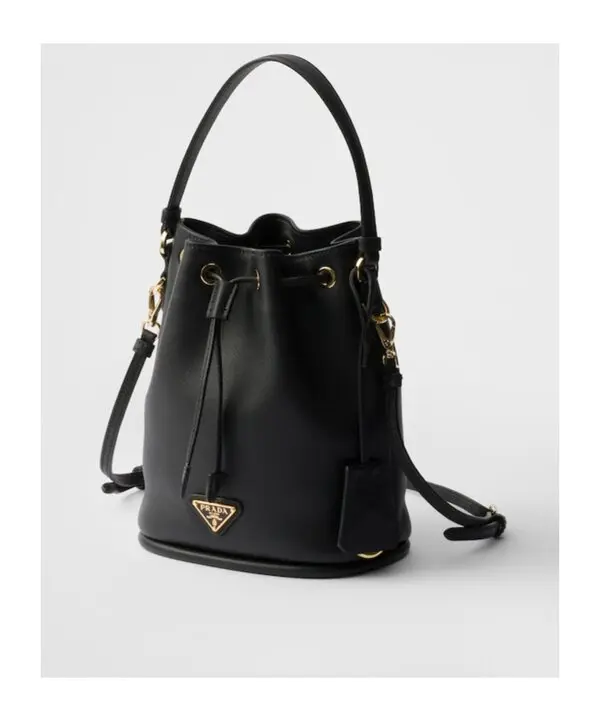Prada Leather Mini Bucket Bag