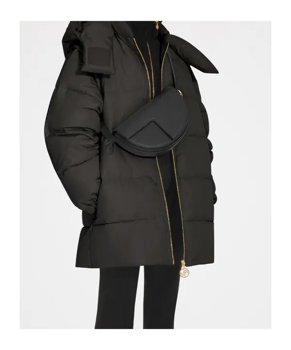 PATOU Zip-up Hooded Down Jacket With Detachable Sleeves