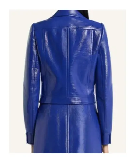 COURREGES Redition Vinyl Jacket - Blue