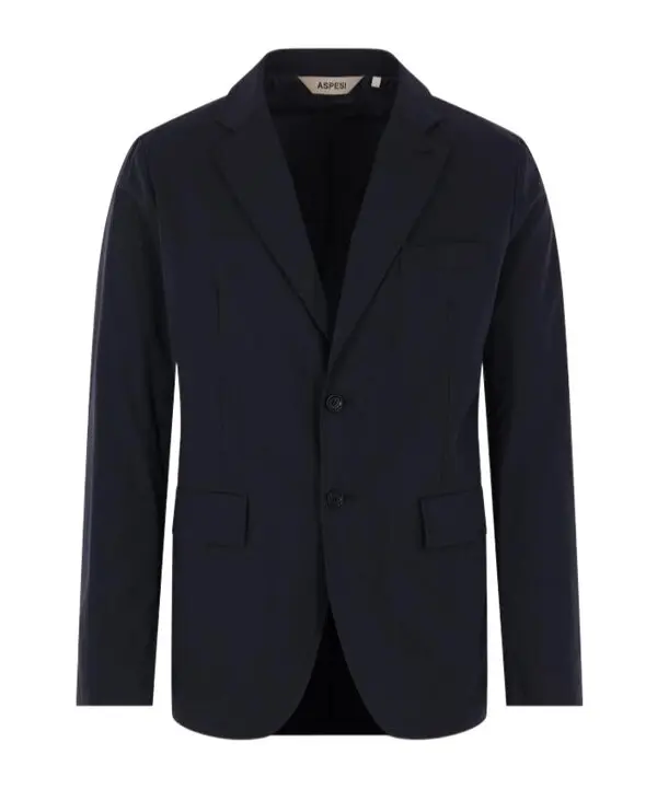 Aspesi Single-breasted Suit Jacket - Black