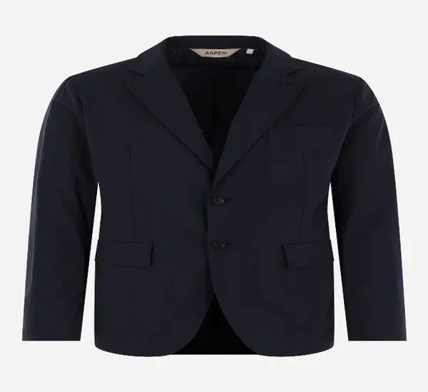 Aspesi Single-breasted Suit Jacket - Black