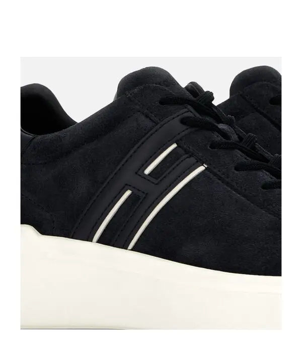 Hogan Suede Trainers - Blue