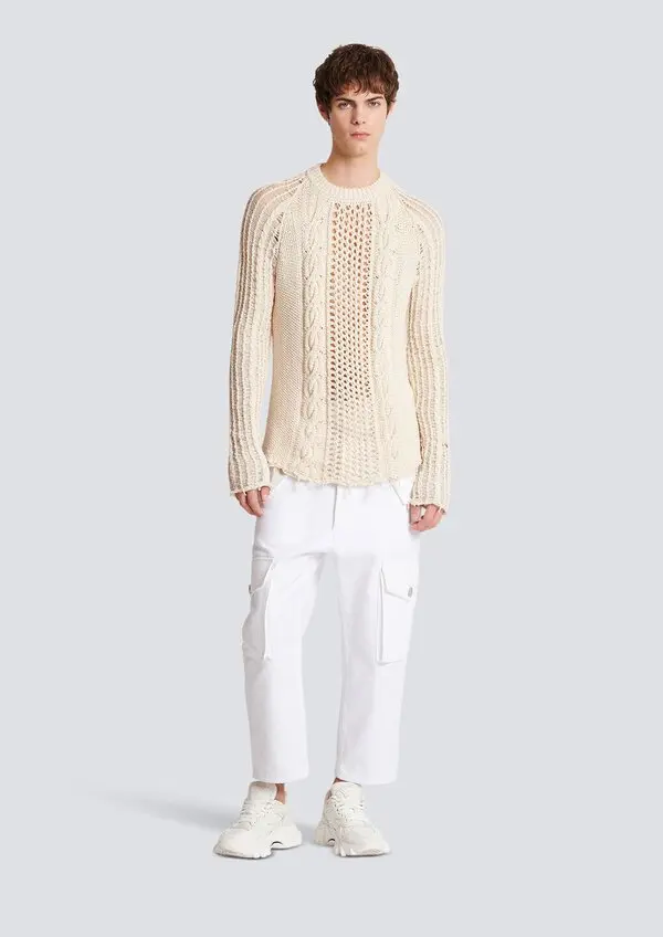 Balmain Unstructured Knitted Jumper
