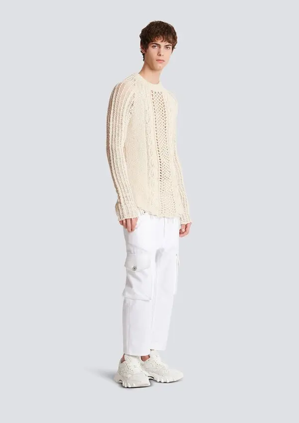 Balmain Unstructured Knitted Jumper