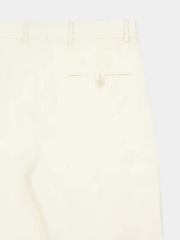 Stella McCartney High-waisted Belted Trousers - Vanilla