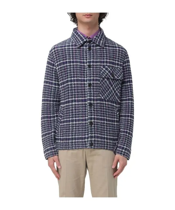 Etro Checked Chest Pocket Jacket - Black