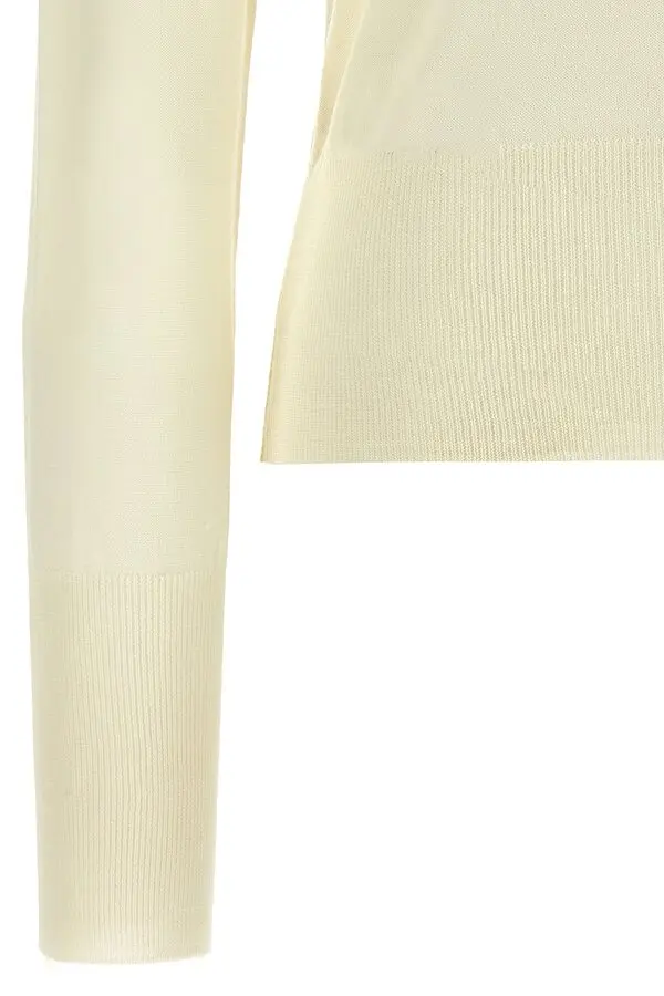 VIVIENNE WESTWOOD Logo Embroidered Knitted Cardigan