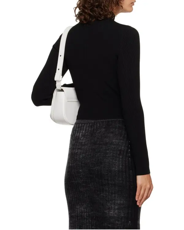 DIESEL® M-valari-tn Logo Plaque Turtleneck