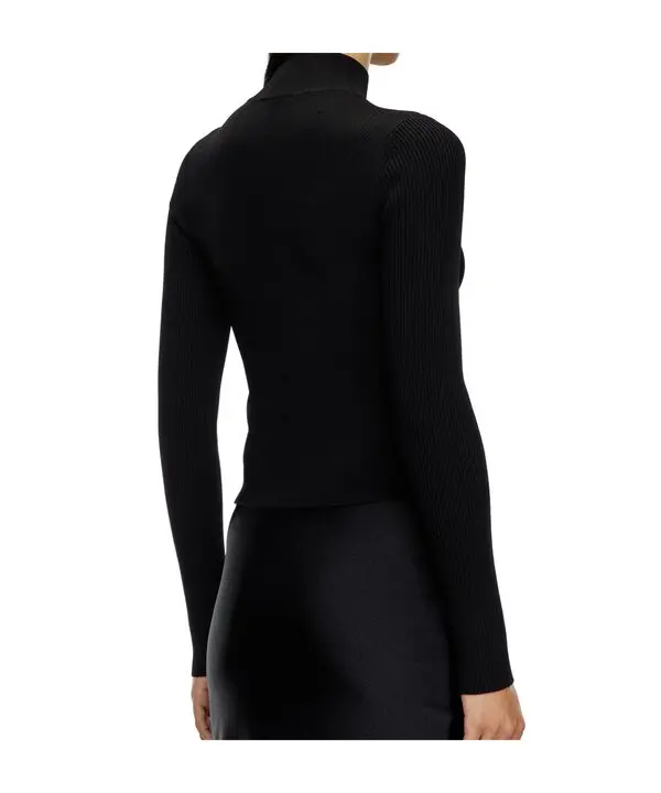 DIESEL® M-valari-tn Logo Plaque Turtleneck