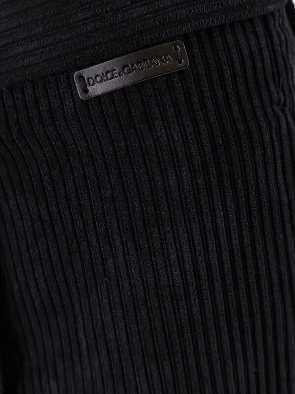 Dolce & Gabbana Straight Leg Corduroy Trousers