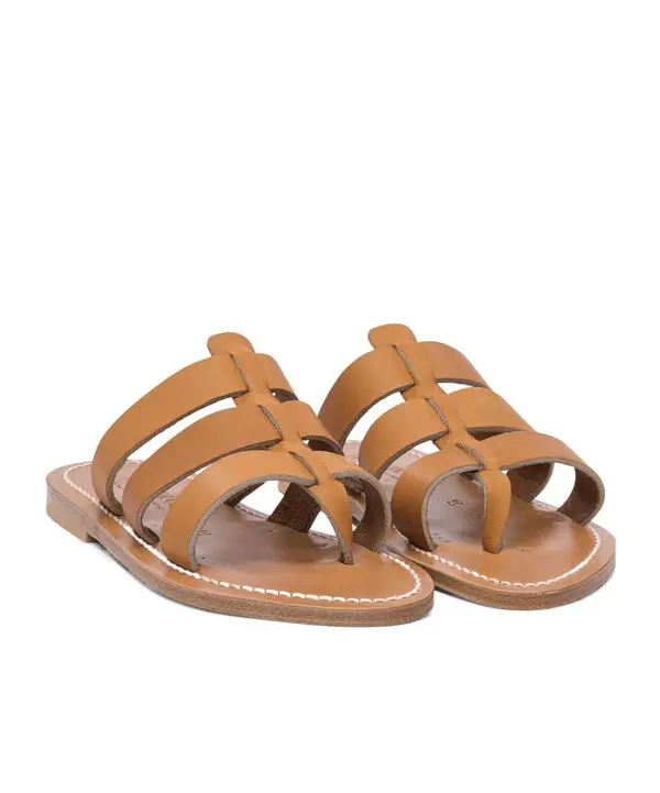 K.JACQUES Round-toe Flip-flops