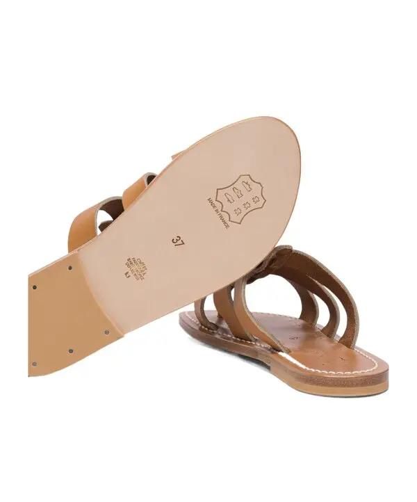K.JACQUES Round-toe Flip-flops