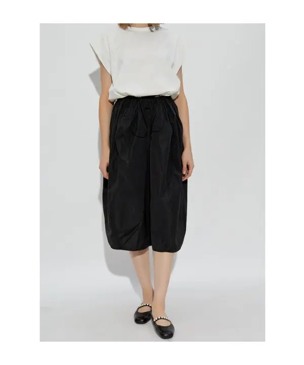 Fabiana Filippi Round Neck Dress With Drawstring Waist