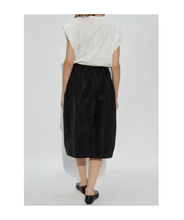Fabiana Filippi Round Neck Dress With Drawstring Waist