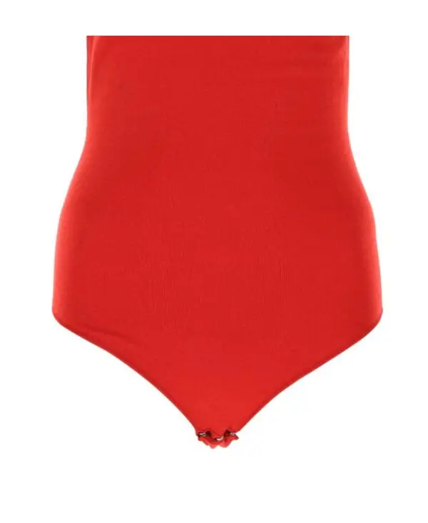Bottega Veneta Beaded Strap Bodysuit - Red