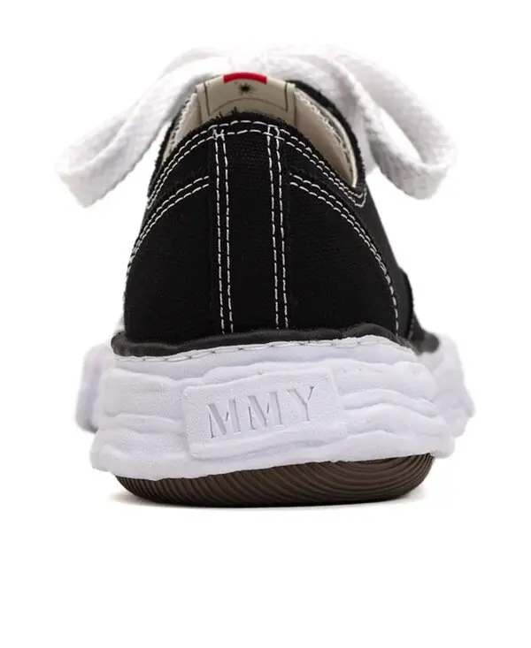 Mihara Yasuhiro Round-toe Lace-up Sneakers - Black