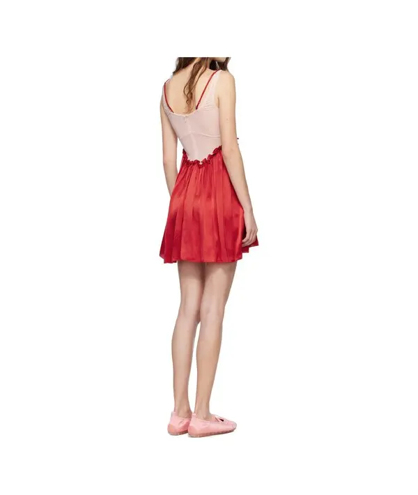Simone Rocha Satin Patchwork Ballet Dress