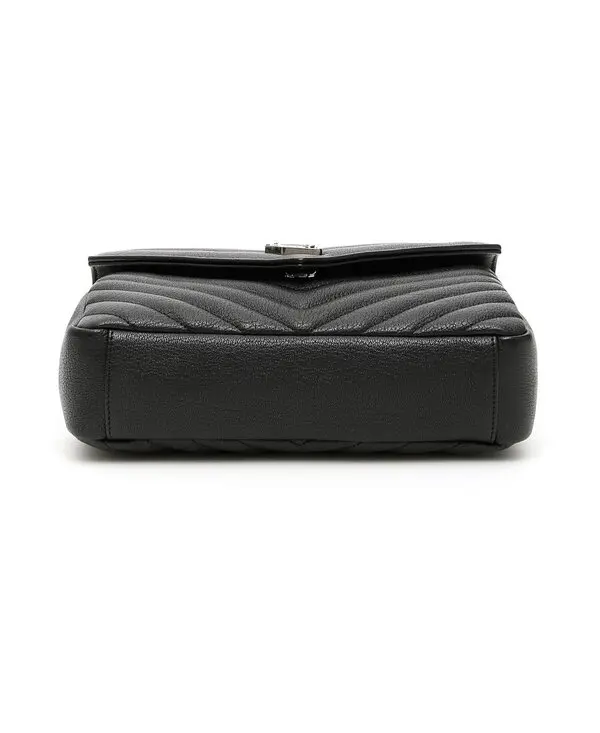 Saint Laurent College Medium Shoulder Bag - Black
