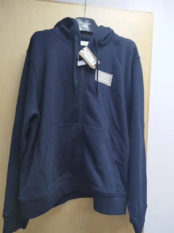 Burberry Zip-up Hooded Sweatshirt