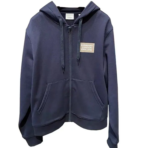 Burberry Zip-up Hooded Sweatshirt