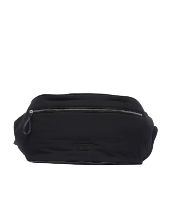 Bottega Veneta Logo Patch Belt Bag - Black