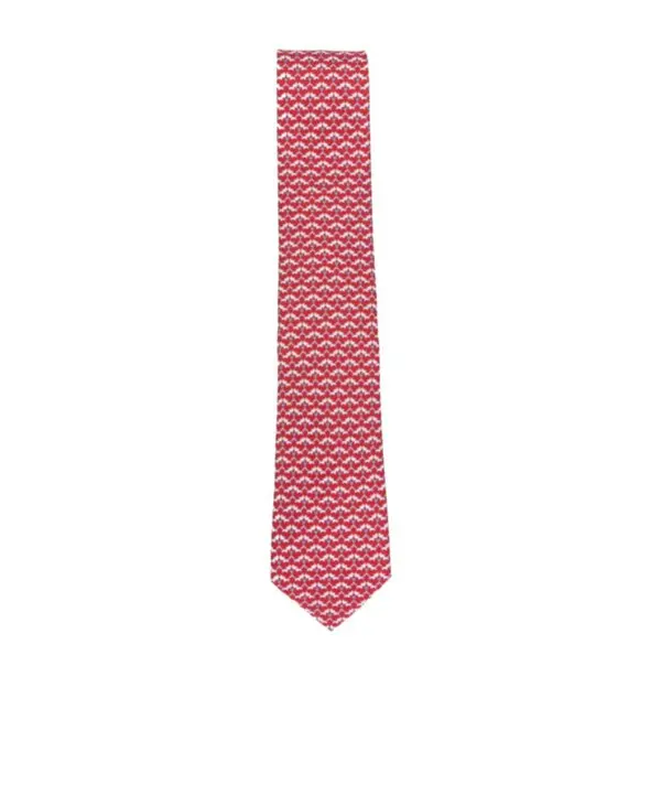 FERRAGAMO Pointed Tie - Pink