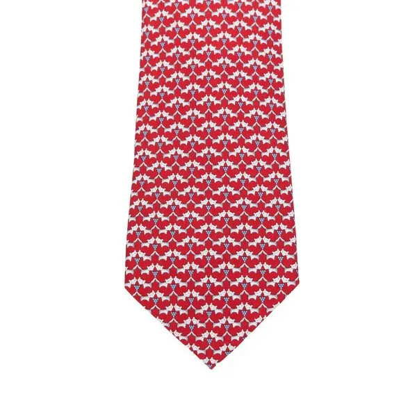 FERRAGAMO Pointed Tie - Pink
