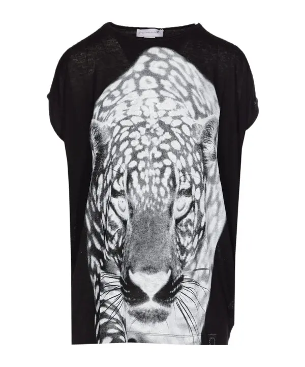 Stella McCartney Graphic Print Crewneck T-shirt - Black
