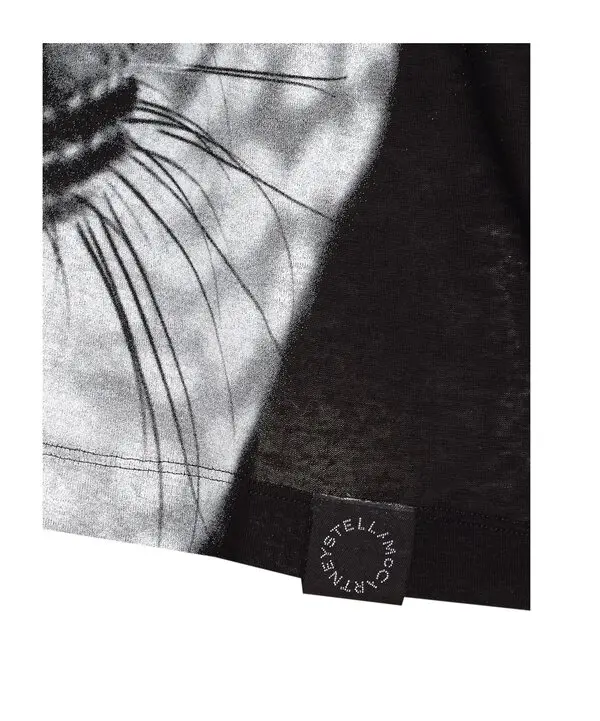 Stella McCartney Graphic Print Crewneck T-shirt - Black