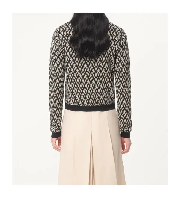 Valentino Garavani Toute La V-jacquard Button-up Cardigan