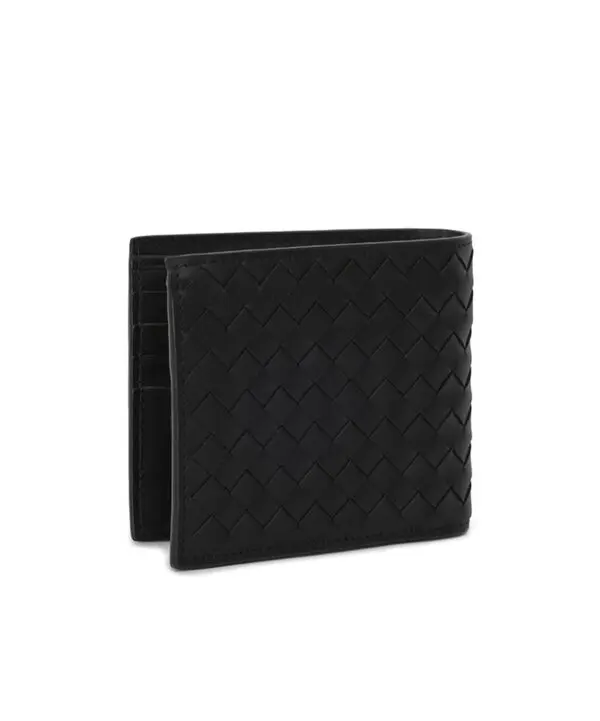 Bottega Veneta Folding Wallet - Black