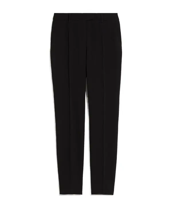 Max Mara Jerta Pleated Detail Pants - Black