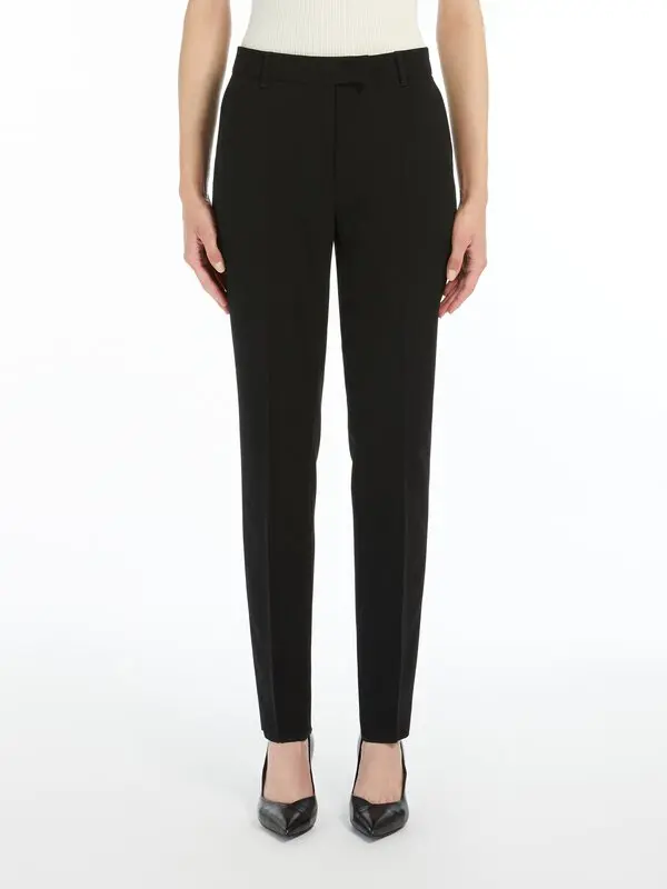 Max Mara Jerta Pleated Detail Pants - Black