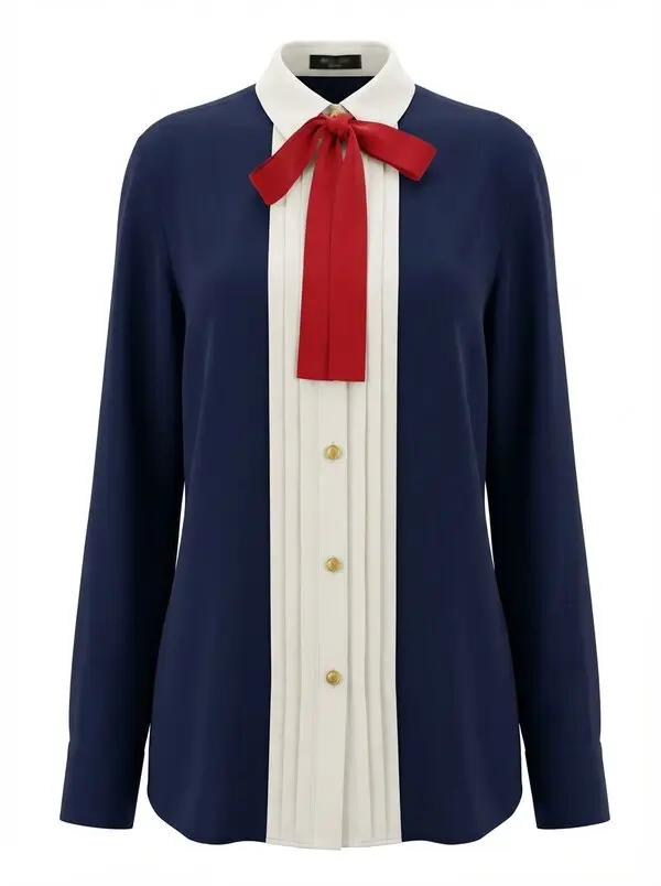 Gucci Button-up Shirt With Pussy Bow Detail