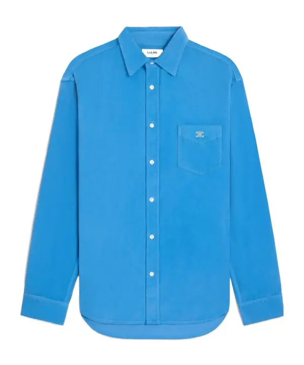 Celine Shirt In Corduroy