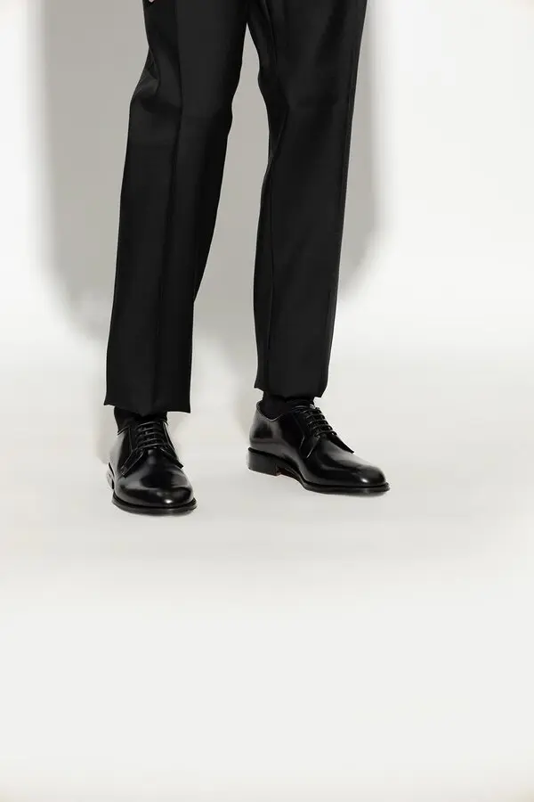 Dsquared2 Polished Finish Lace-up Derby Shoes